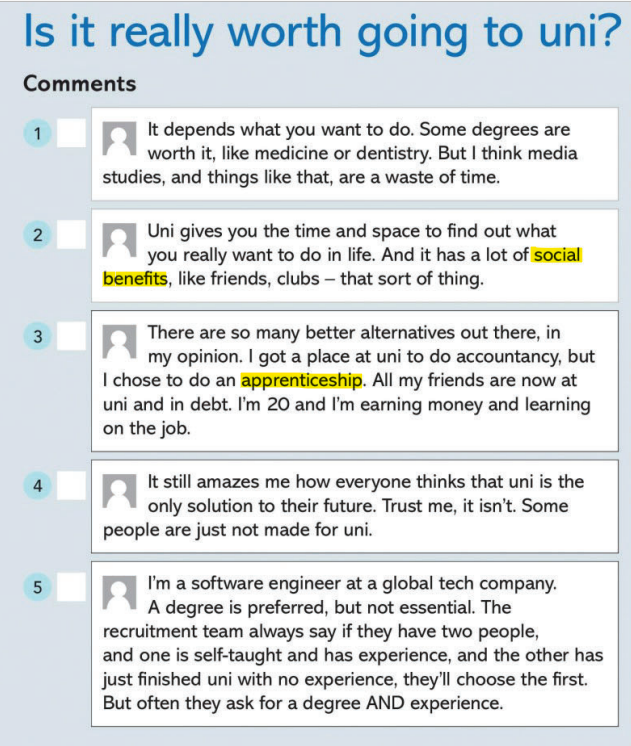 University or not?: Is it worth going to uni? (Read & comment) | Moodle NBU